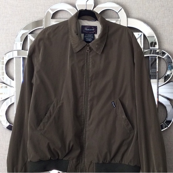 Faconnable | Jackets & Coats | Faconnable Olive Green Bomber Jacket ...